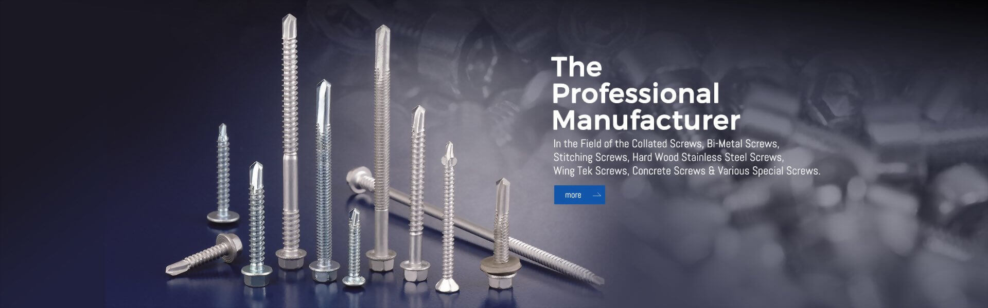 Screw Manufacturer- Stitching Screw, Concrete Screw, BI-METAL SCREWS ...