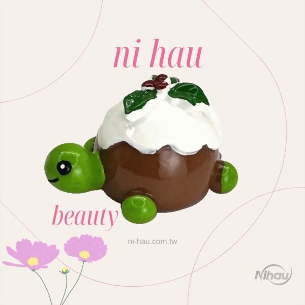 Christmas Pudding disguised Turtle kid OEM Lip Gloss