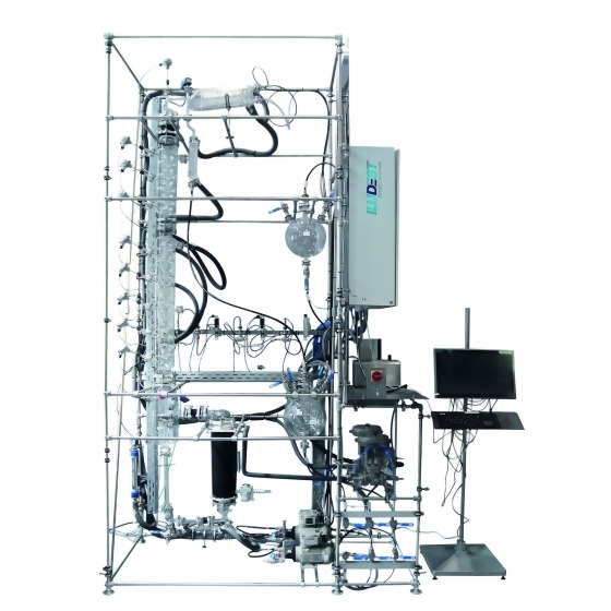 Teaching Unit Bubble Cap Tray Column DN50