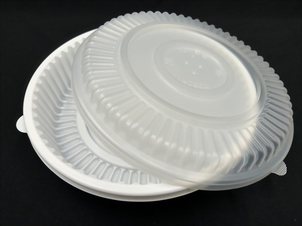 Round food platters