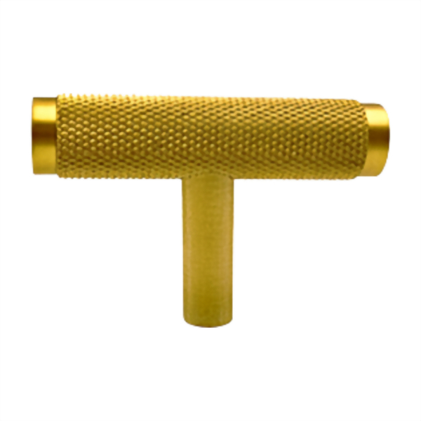 Knurled Brass Cabinet Hardware