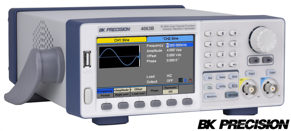 4064B 120MHz 雙通道函數波/任意波形產生器(Dual Channel Function/Arbitrary Waveform ...