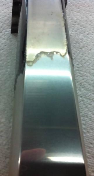 Powder coating polyester removal