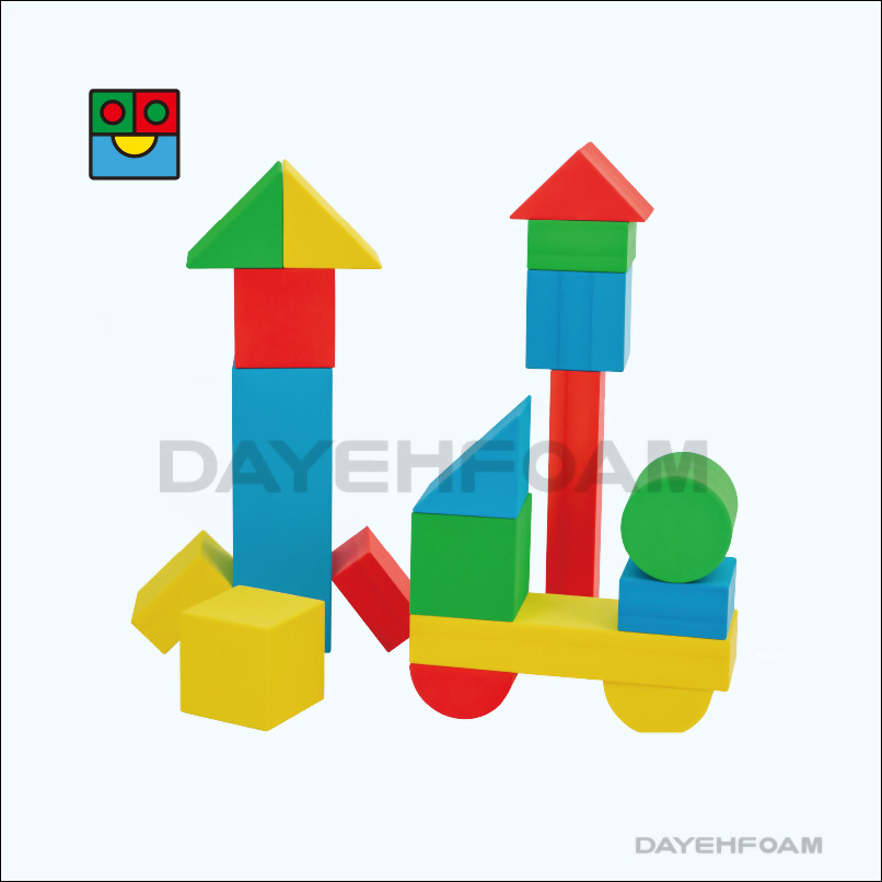 Jumbo Soft EVA Foam Building Block - 18 pcs