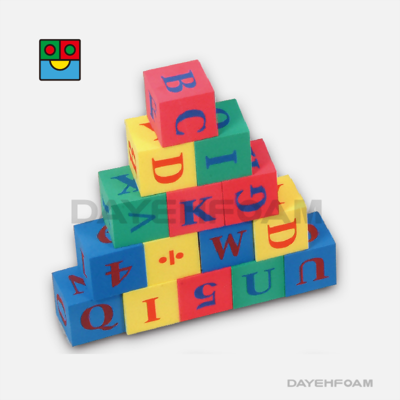 EVA Foam Alphabet Letters, Numbers & Operation Blocks : 4 Color - Set ...