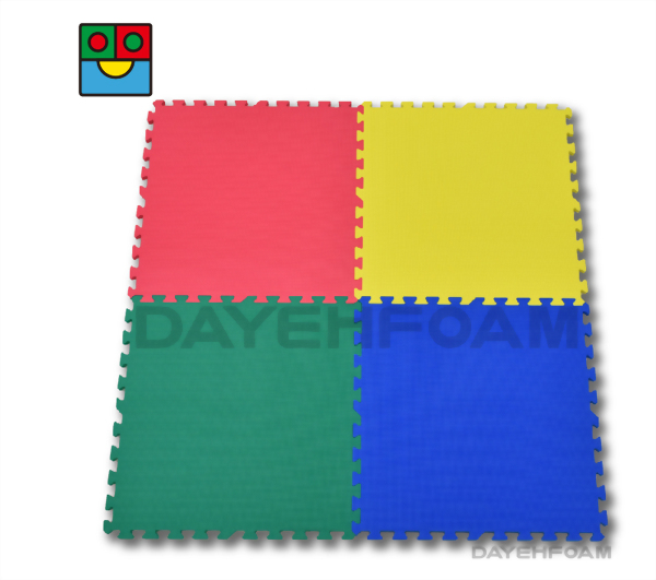 Interlocking Floor Mat, 15mm (9/16")Thick, EVA Foam Mat, Cross pattern ...