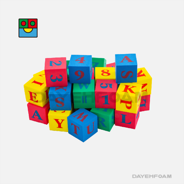 EVA Foam Alphabet Letters, Numbers & operation Blocks : 4 color - Set ...