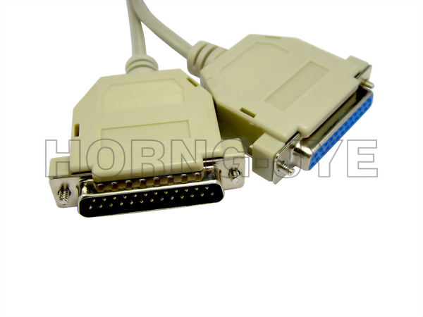 RS232 DB25 公/母 裝配