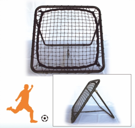 SINGLE SIDED SOCCER REBOUNDER TRAINING SET OUT OF BOX AND READY TO PLAY