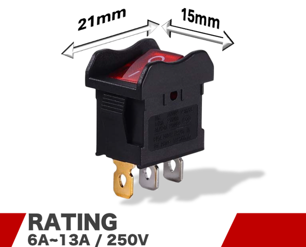 RS601BZ Series Anti-Mistouch Rocker Switch