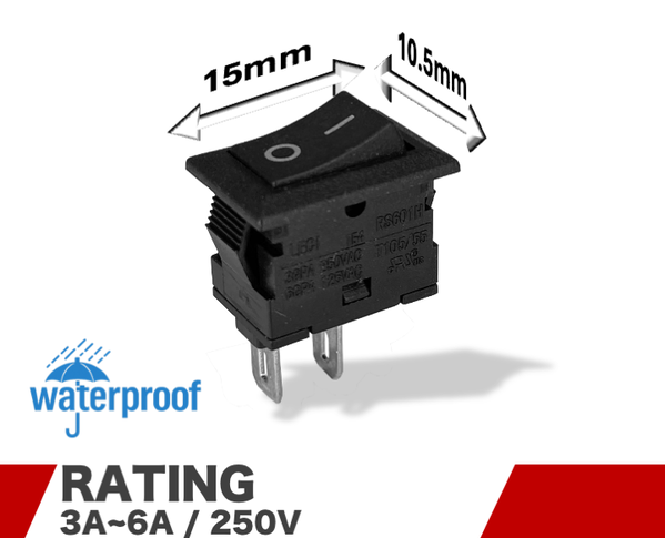 RS601HK Series Waterproof Rocker Switch