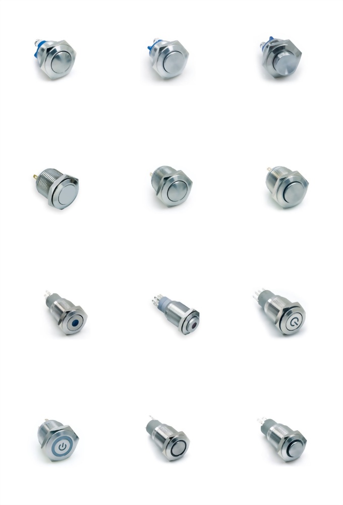 16mm Metal Push Button Switches
