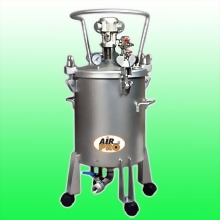 50 Liter Stainless Steel Pressure Pots, Air Agitator, Bottom Outlet