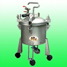 4 Liter Stainless Steel Pressure Pots, Bottom Fluid Outlet