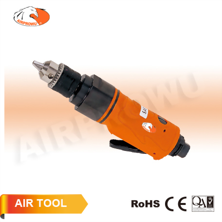 3/8" Air Straight Drill w/ Key Chuck