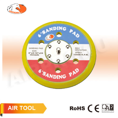 6" Velcro Face Pad with 6 Holes