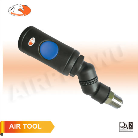 1/4" Male Push Button Flexible Swivel Air Coupler (Nitto Type)