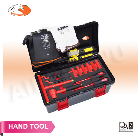 1000V Insulated 3/8" DR. Hybrid / Electric Vehicle Tool Set (16 PCS)