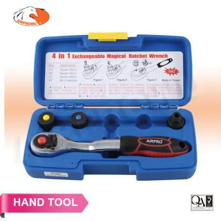 4 in 1 Exchangeable Magical Ratchet Wrench Set