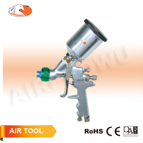 HVLP Gravity Feed Detailing Spray Gun w/125cc Alum Cup