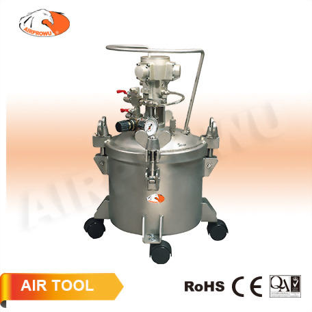 10 LITER STAINLESS STEEL PRESSURE POTS w/AIR AGITATOR