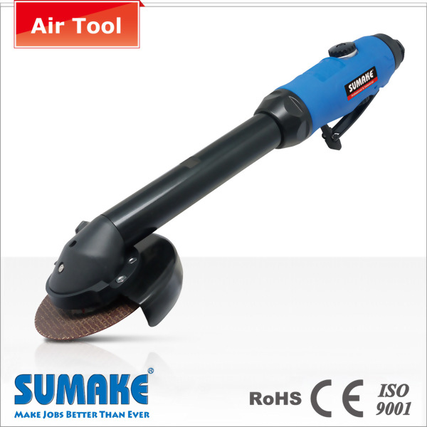 2-IN-1 4" Extended Reversible Air Angle Cutter/Grinder