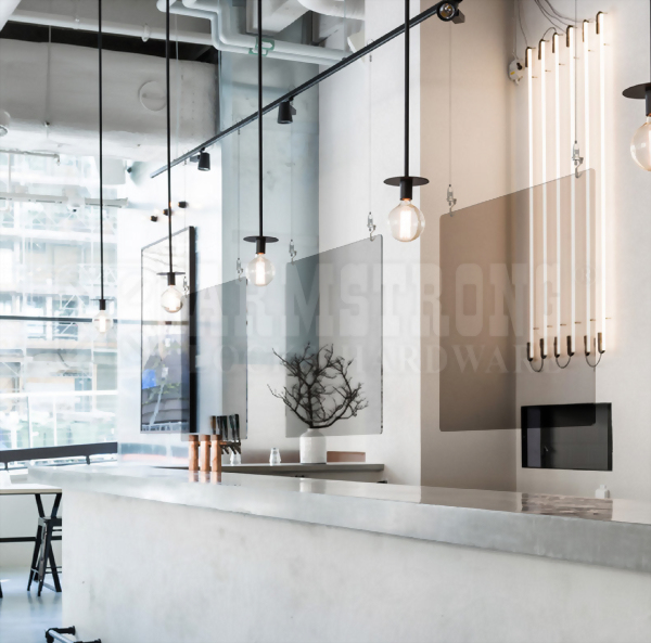 Hanging Protective Shield - Armstrong Locks Hardware