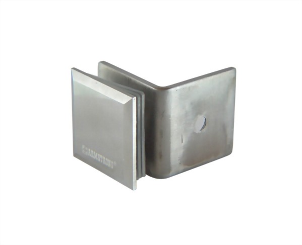90 degree Stainless Slope edge Glass Clamp-Glass to Wall 1200SUS-02
