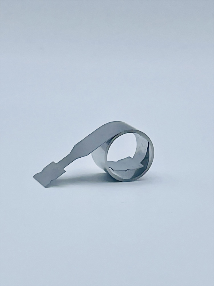 Non magnetic constant force spring（for electric wire）