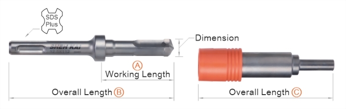 SDS Plus Stop Hammer Drill Bits