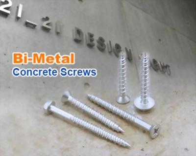Bi-Metal Concrete Screws