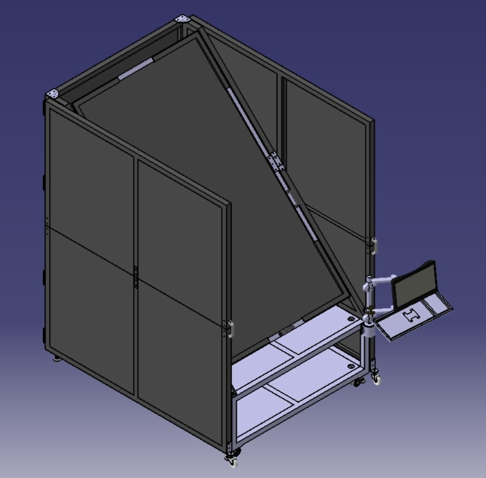 3D Modeling | Craftsmanship - Projection Frame Structure Design