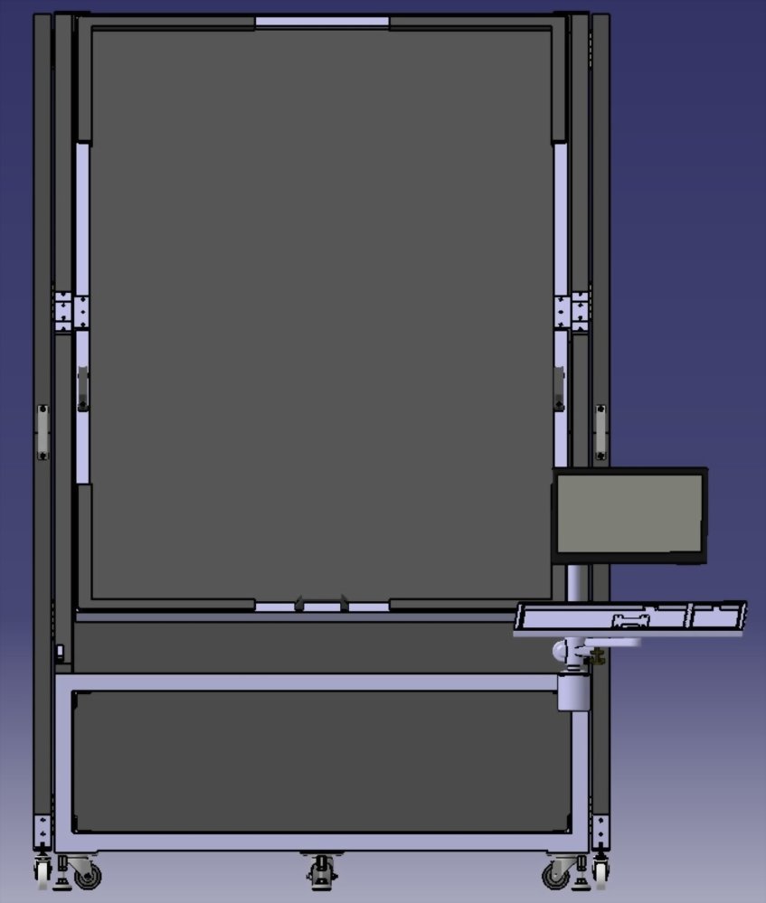 3D Modeling | Craftsmanship - Projection Frame Structure Design