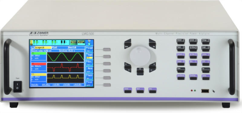 ZES ZIMMER LMG500 1 to 8 Channel Power Analyzer