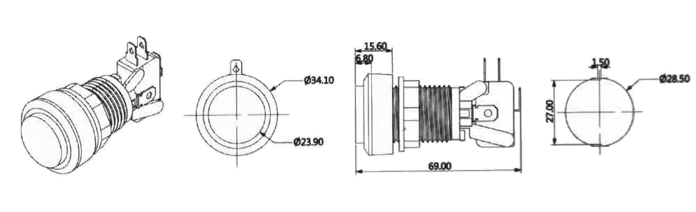 TSKgame | Kit | KM9-11 | Push Button T10