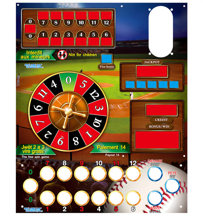 TSKgame | Roulette Machine | MY-TR3 | MY-TR3 Roulette Game