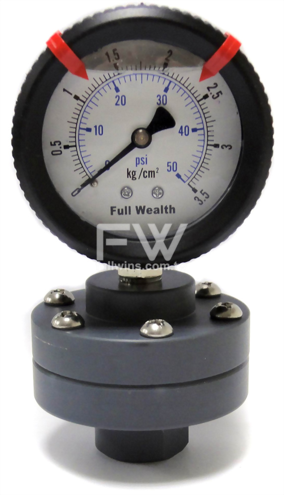 Plastic Diaphragm Seal with Threaded Connection