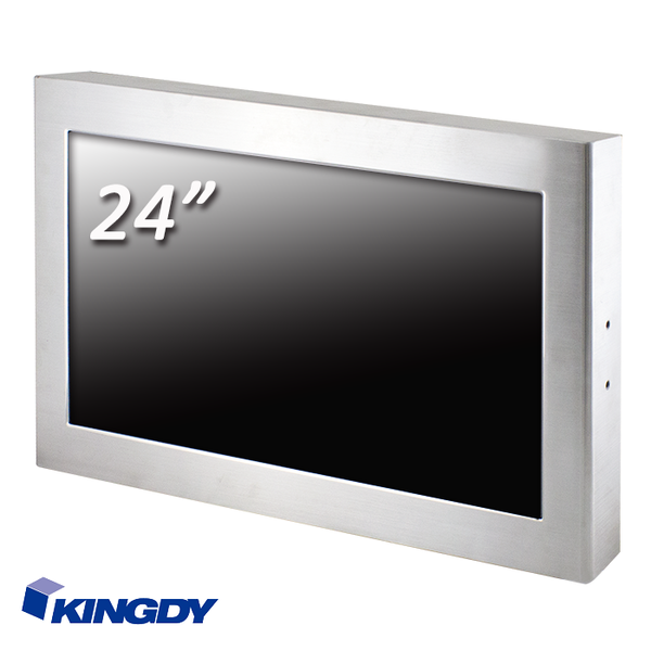 Full IP65 Stainless 24" Touch Monitor