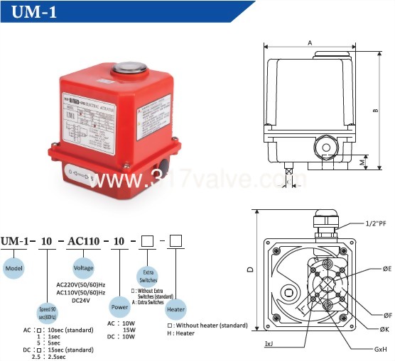 UM1 - 317 Valve