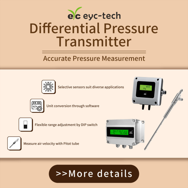 eyc-tech Differential Pressure Transmitter; Accurate Pressure Measurement
