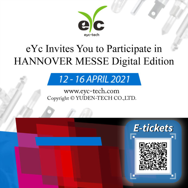 eYc HANNOVER MESSE Digital Edition 12-16 April 2021 invitation