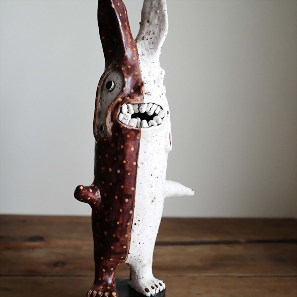 Two-color monster rabbit