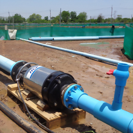 Long distance water supply project. Chachoengsao, Thailand.