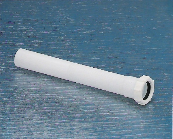 Flex Extention Tube White Slip Joint J6003