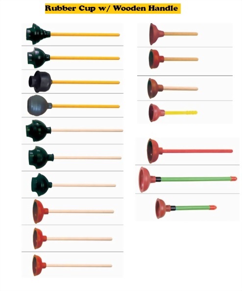 Toilet Plunger Wooden Handle - Taiwan Kingbird