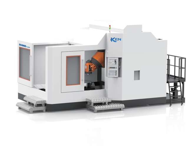 Horizontal High Torque 5-Axis Machine Center