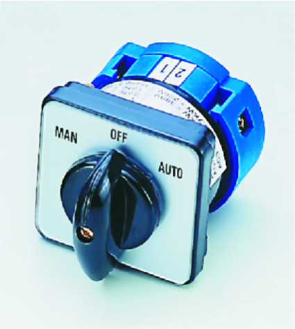 25A Change Over Switches With Off (45 Deg Switching)