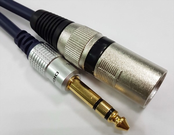 6.3mm Stereo Plug - 3P MIC Male