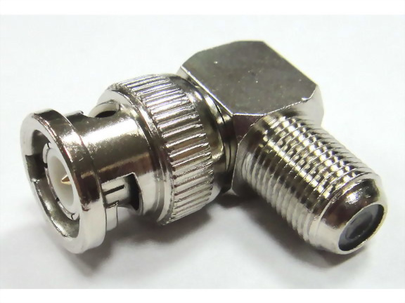 Right Angle BNC Male To F Female