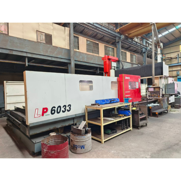 Used AWEA LP-6033 CNC Double Column Machining Center | Large Table ...